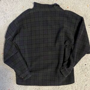 Tops | Plaid Quarter Zip Sweater | Poshmark
